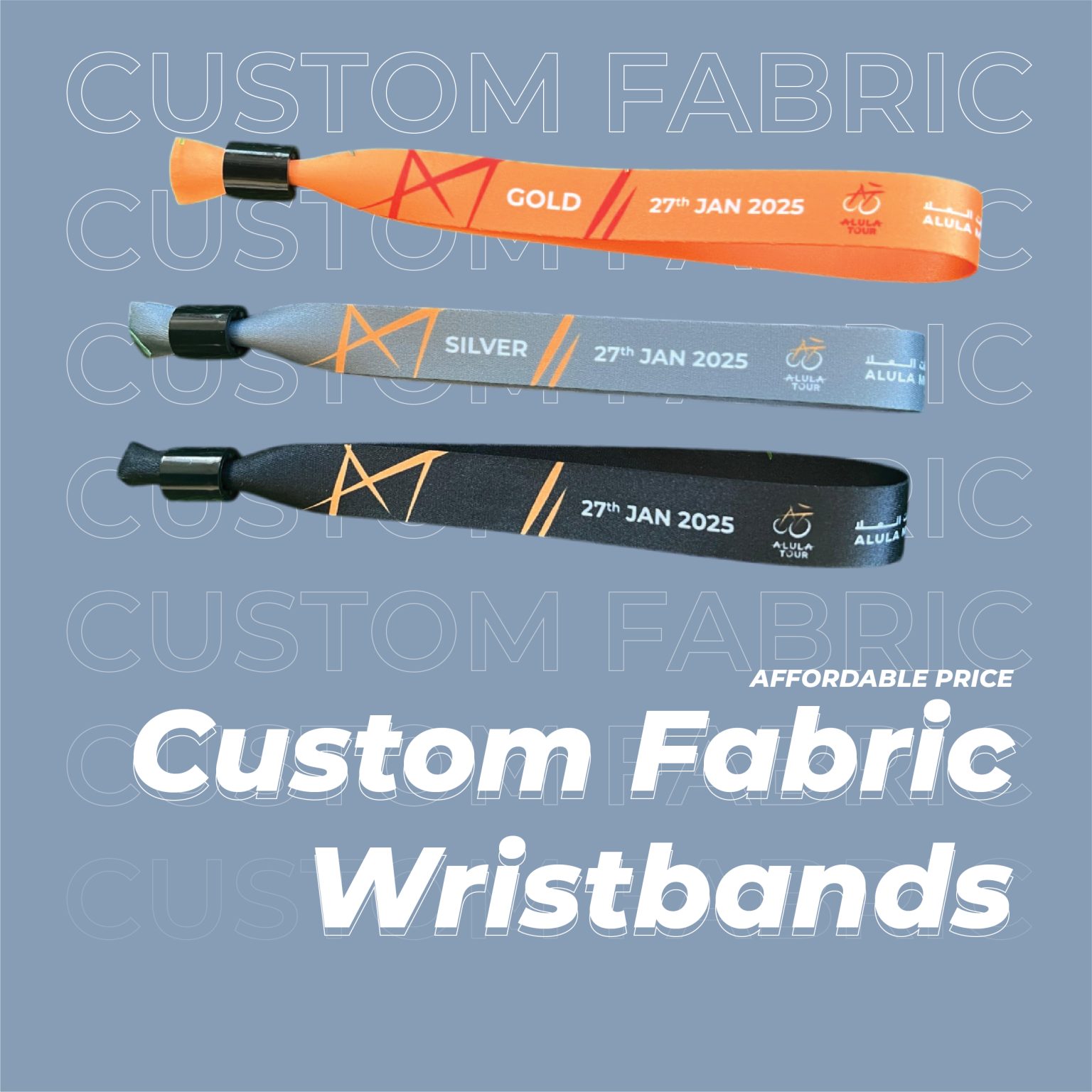 Custom Printed Wholesale Wristbands in Dubai, Abu Dhabi